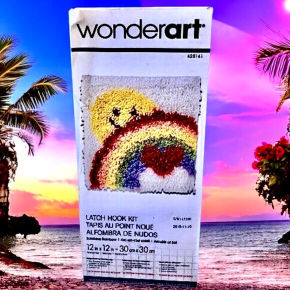 Wonderart | Office | Vintage Carson Wonderart Latch Hook Craft Kit ...